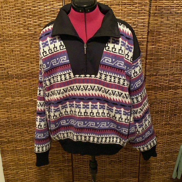 Spyder | Sweaters | Vintage Spyder Wind Stopper Wool Sweater Pullover ...